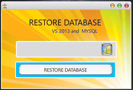 Restore Database From MySQL Backup | SourceCodester